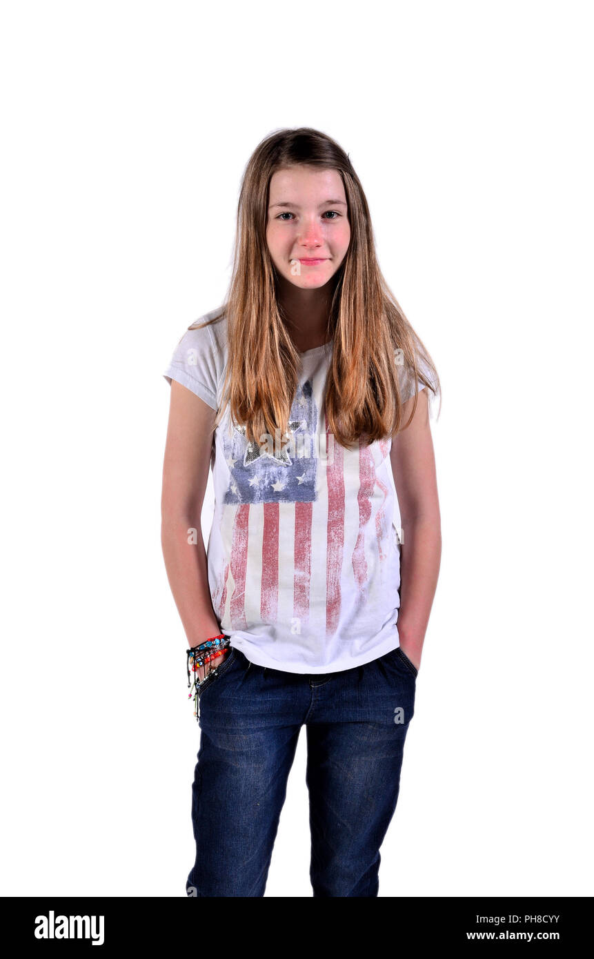 Cool girl teen Stock Photo - Alamy