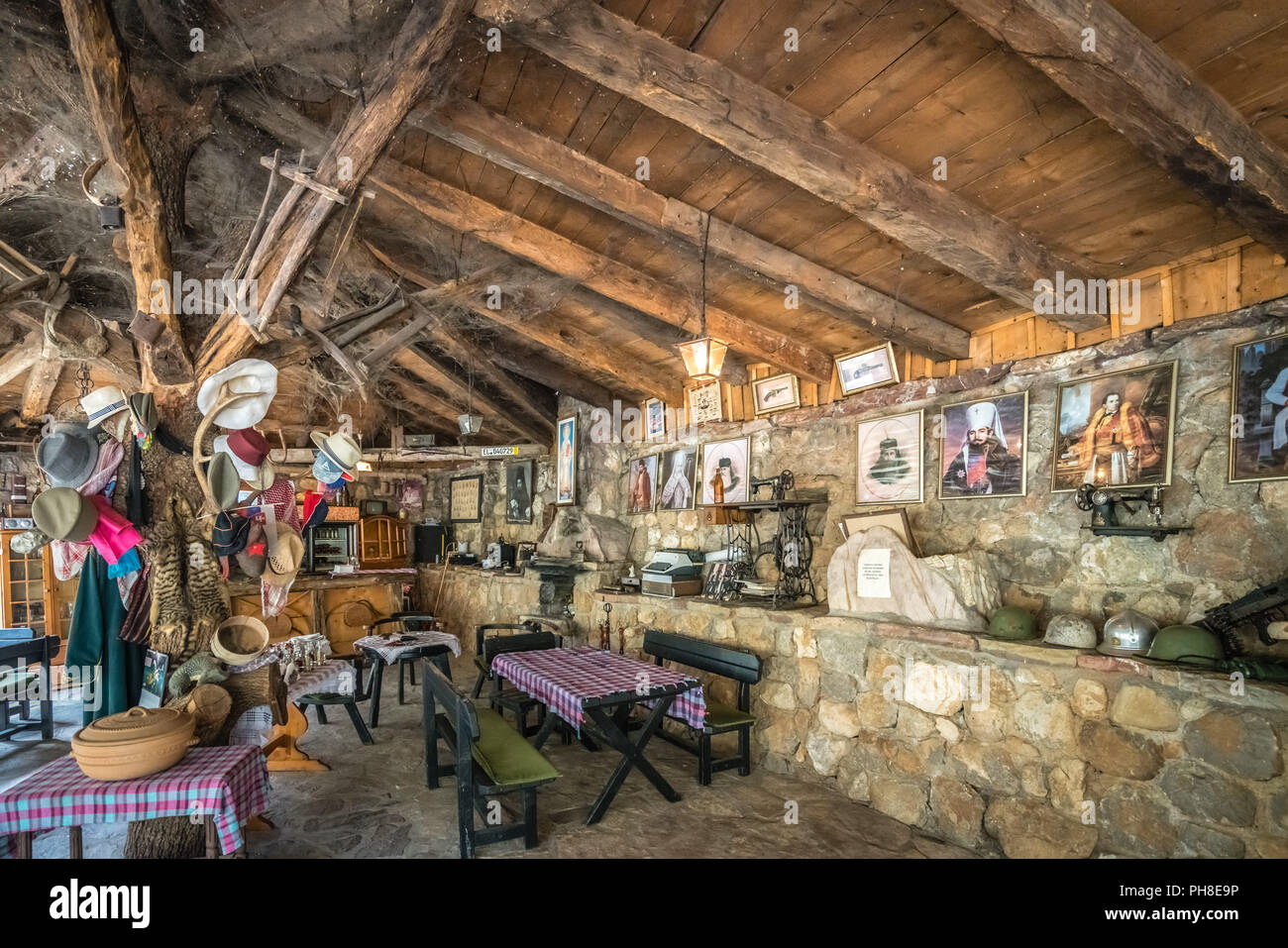 Krapina, Montenegro - April 2018 : Interior of serbian Balkan ...