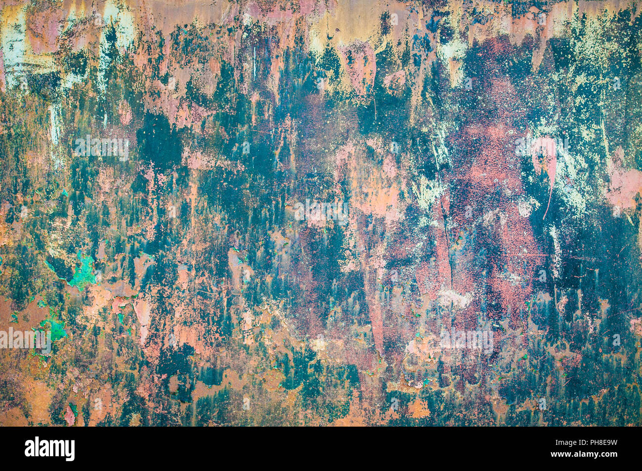 Rusty side of oil tank Stock Photo - Alamy