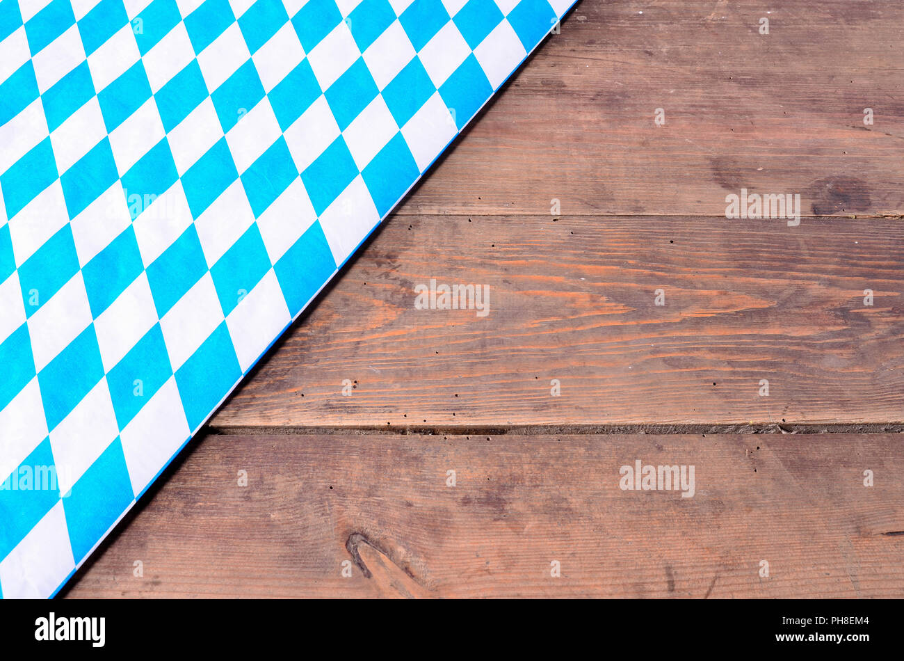 Bavarian blue background wood Stock Photo - Alamy