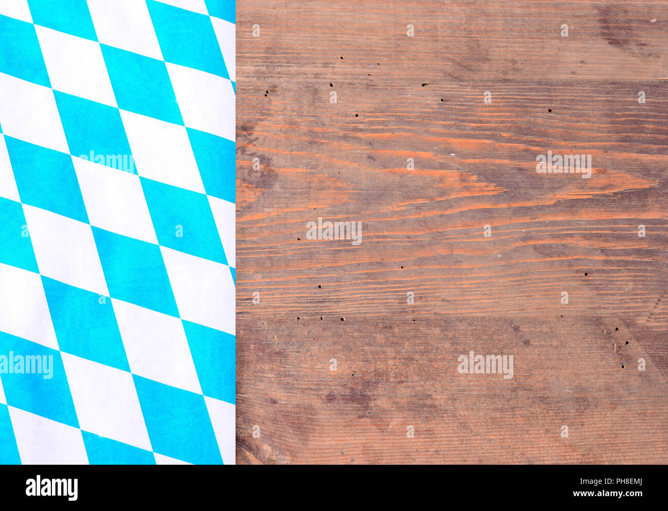 Bavarian blue background wood Stock Photo - Alamy