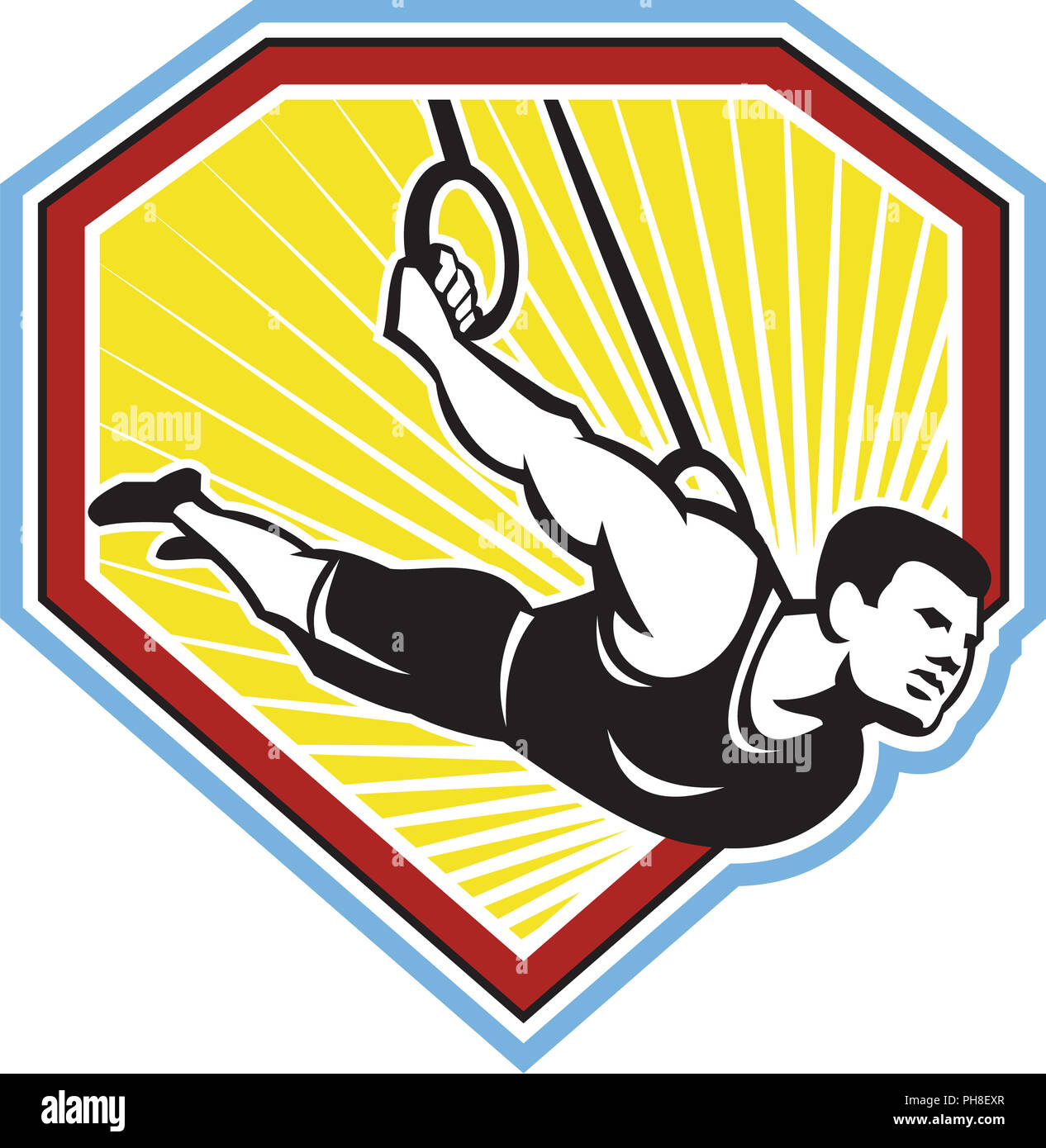 Muscle Up Silhouette