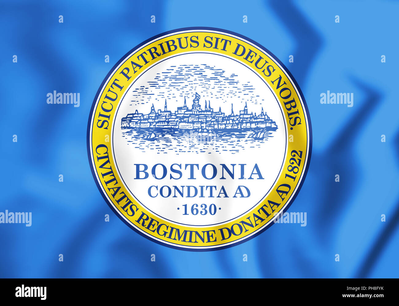 Boston town coat of arms hi-res stock photography and images - Alamy