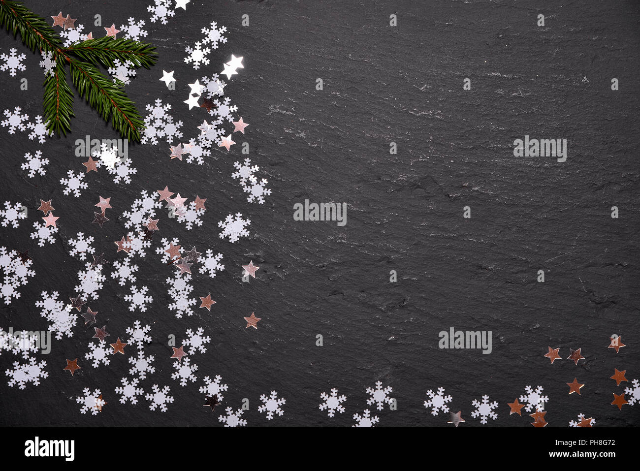 Christmas background star snow Stock Photo - Alamy