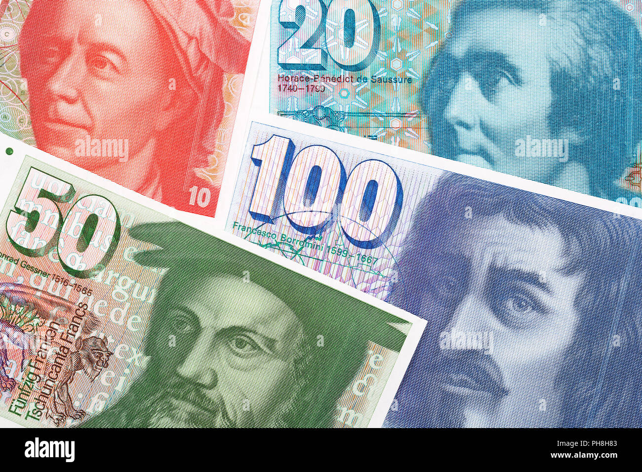 Swiss money, a business background Stock Photo - Alamy
