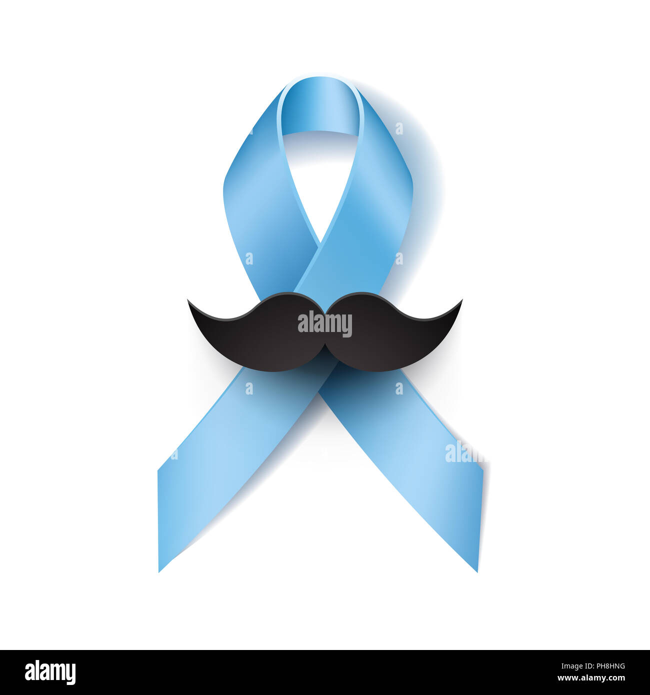 Prostate cancer ribbon awareness Stock Photo - Alamy
