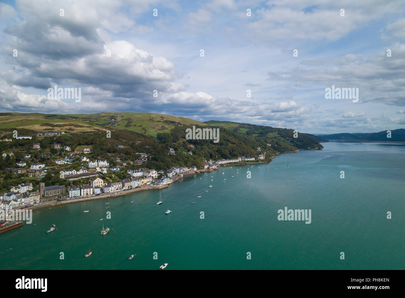 Aerial view of wales hi-res stock photography and images - Alamy