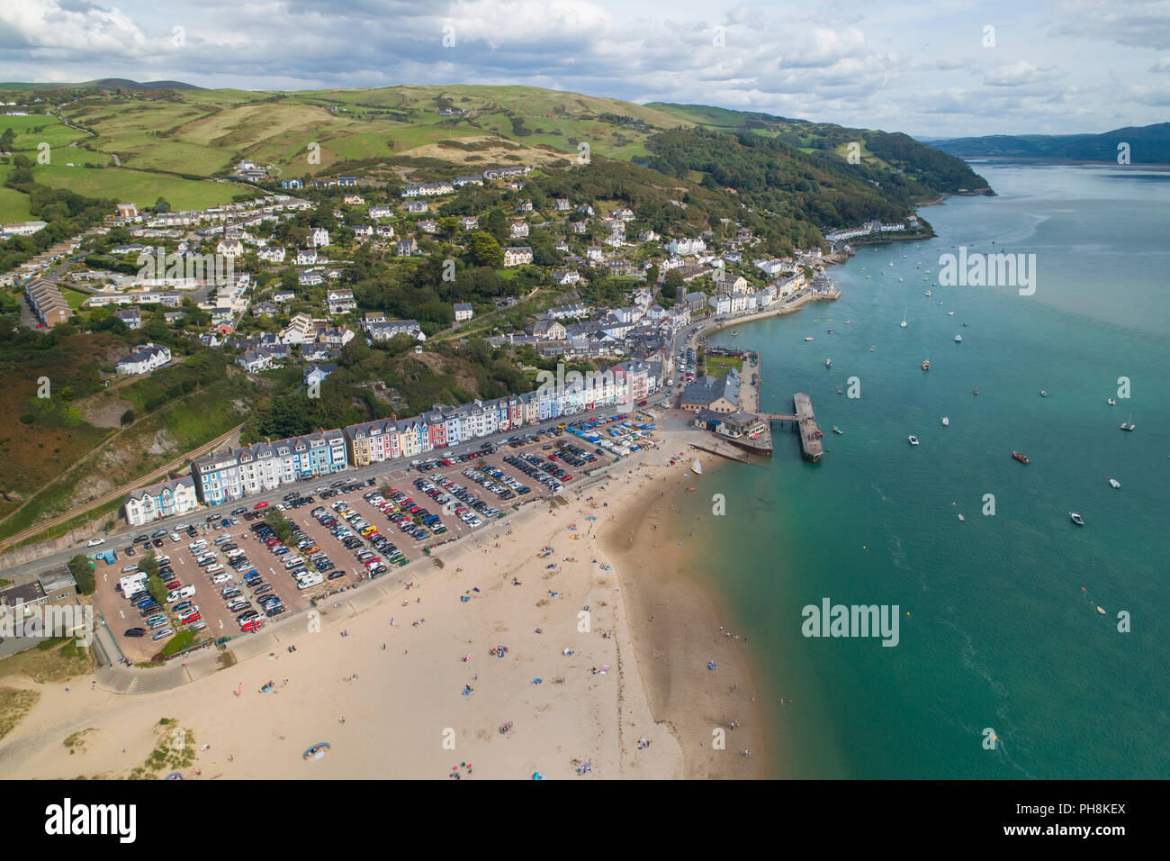 Aerial view of wales hi-res stock photography and images - Alamy