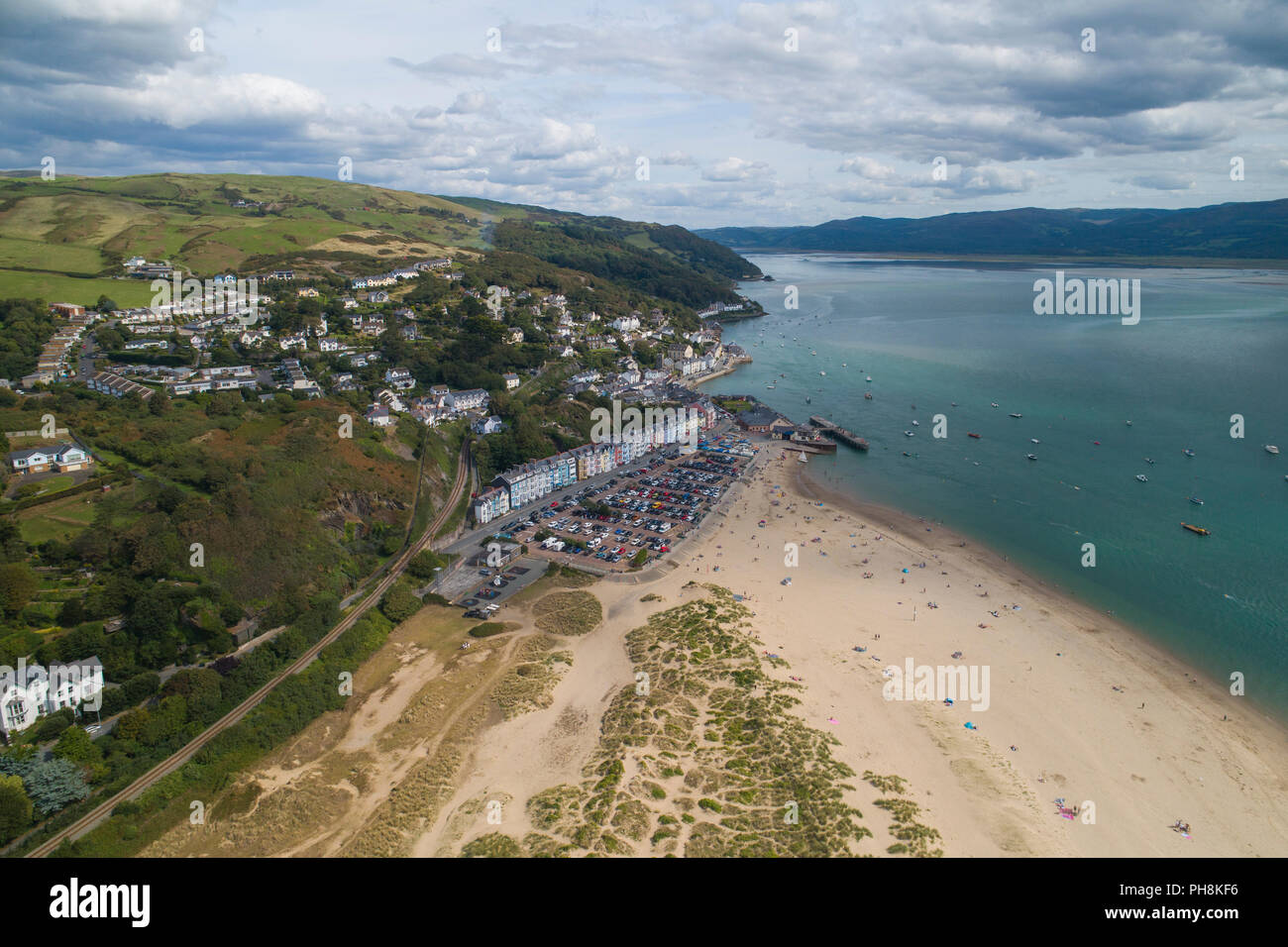 Aberdyfi wales aerial hi-res stock photography and images - Alamy