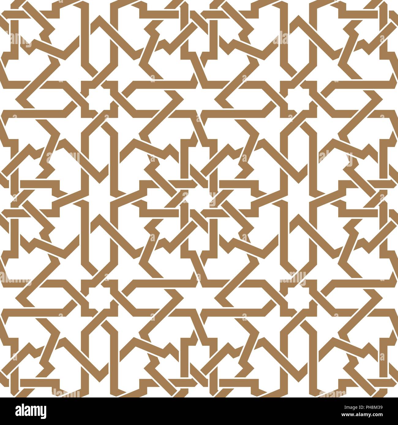 Seamless arabic geometric ornament based on traditional arabic art ...