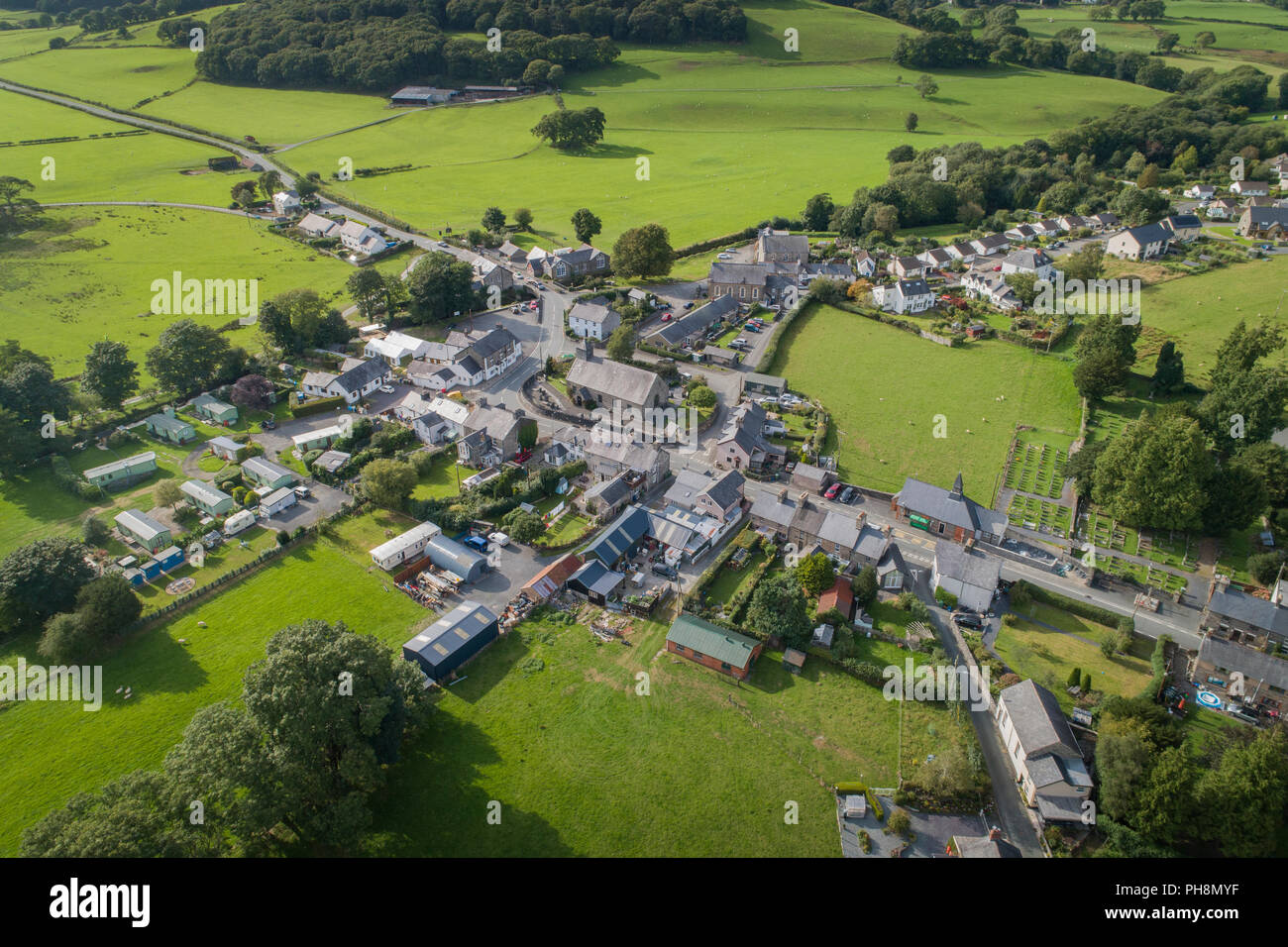 Pennal village hi-res stock photography and images - Alamy