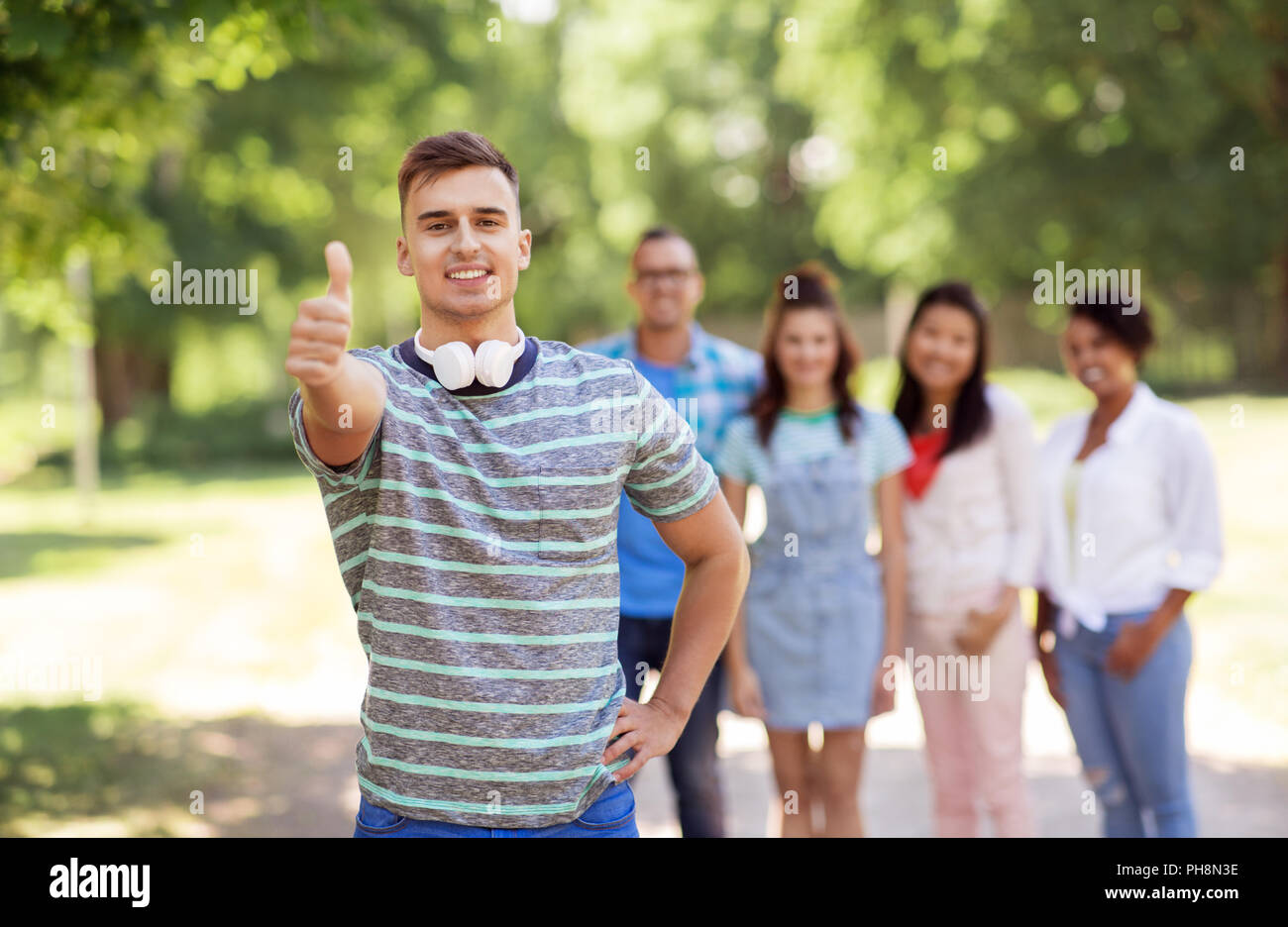 Up friendship group hi-res stock photography and images - Alamy