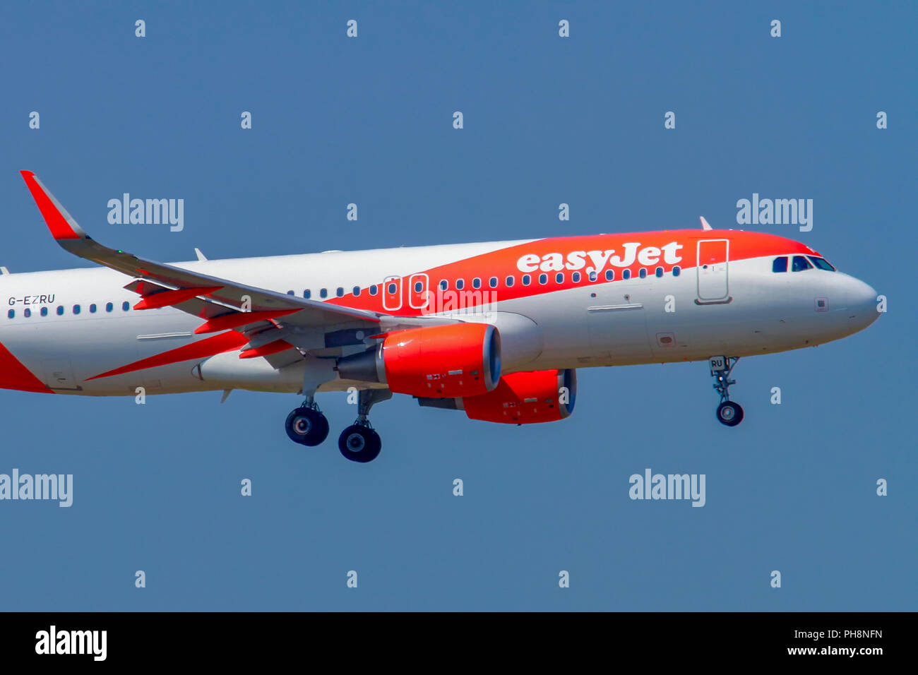 EasyJet Airbus A320-200 at Milan - Malpensa (MXP / LIMC) Italy Stock ...