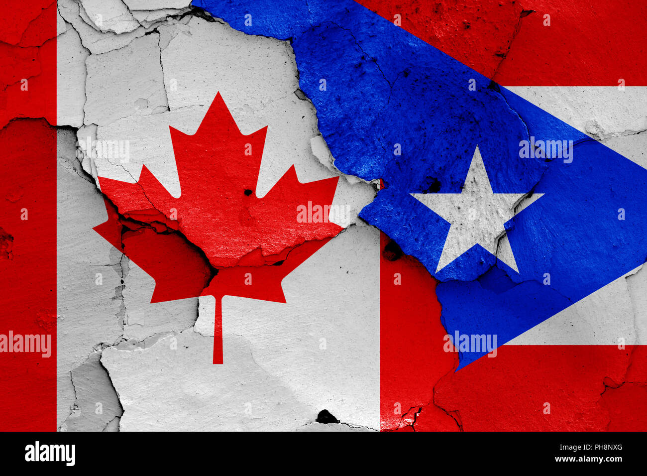 Canada puerto rico conflict hi-res stock photography and images - Alamy