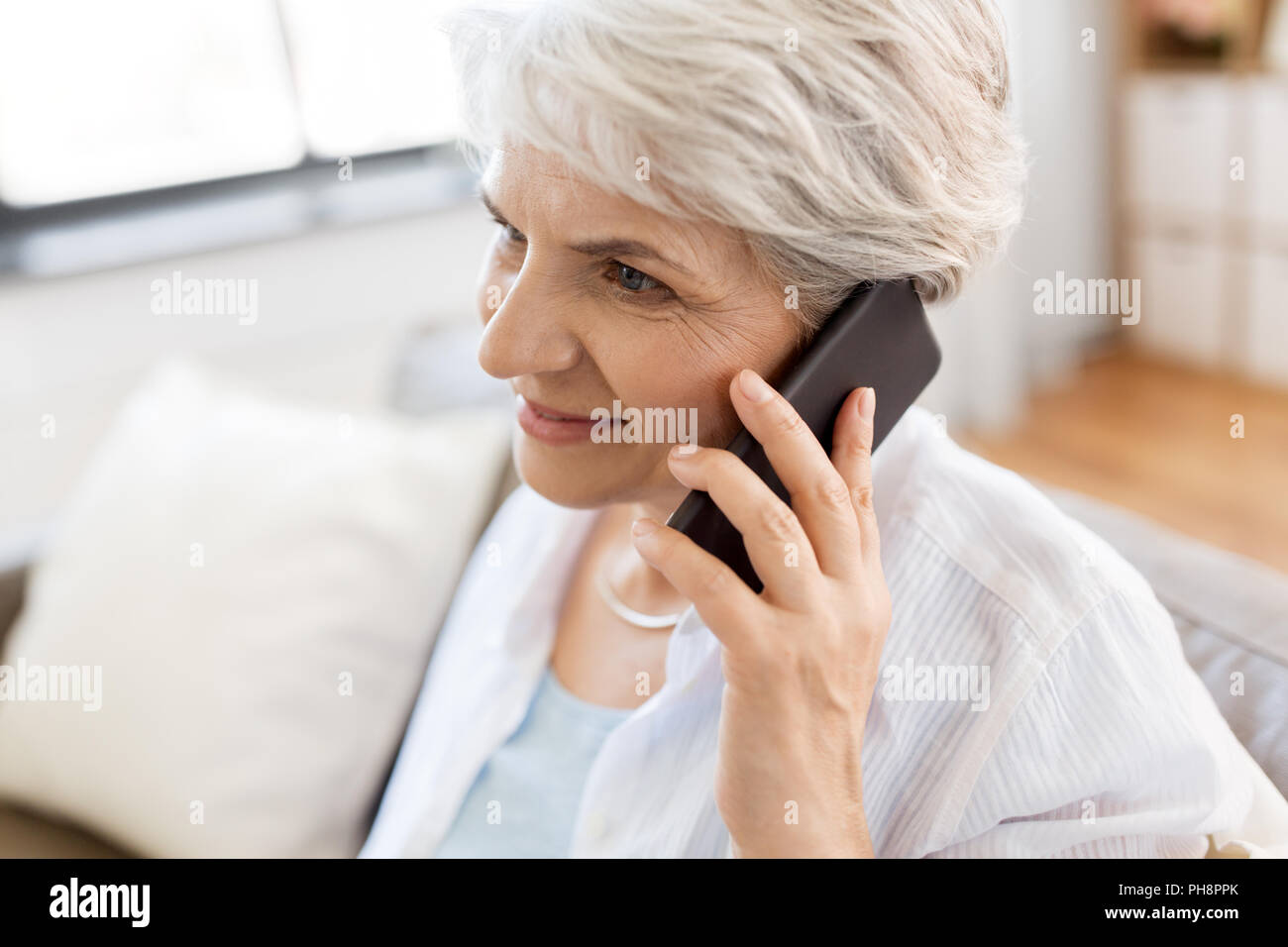 Calling grandma hi-res stock photography and images - Alamy