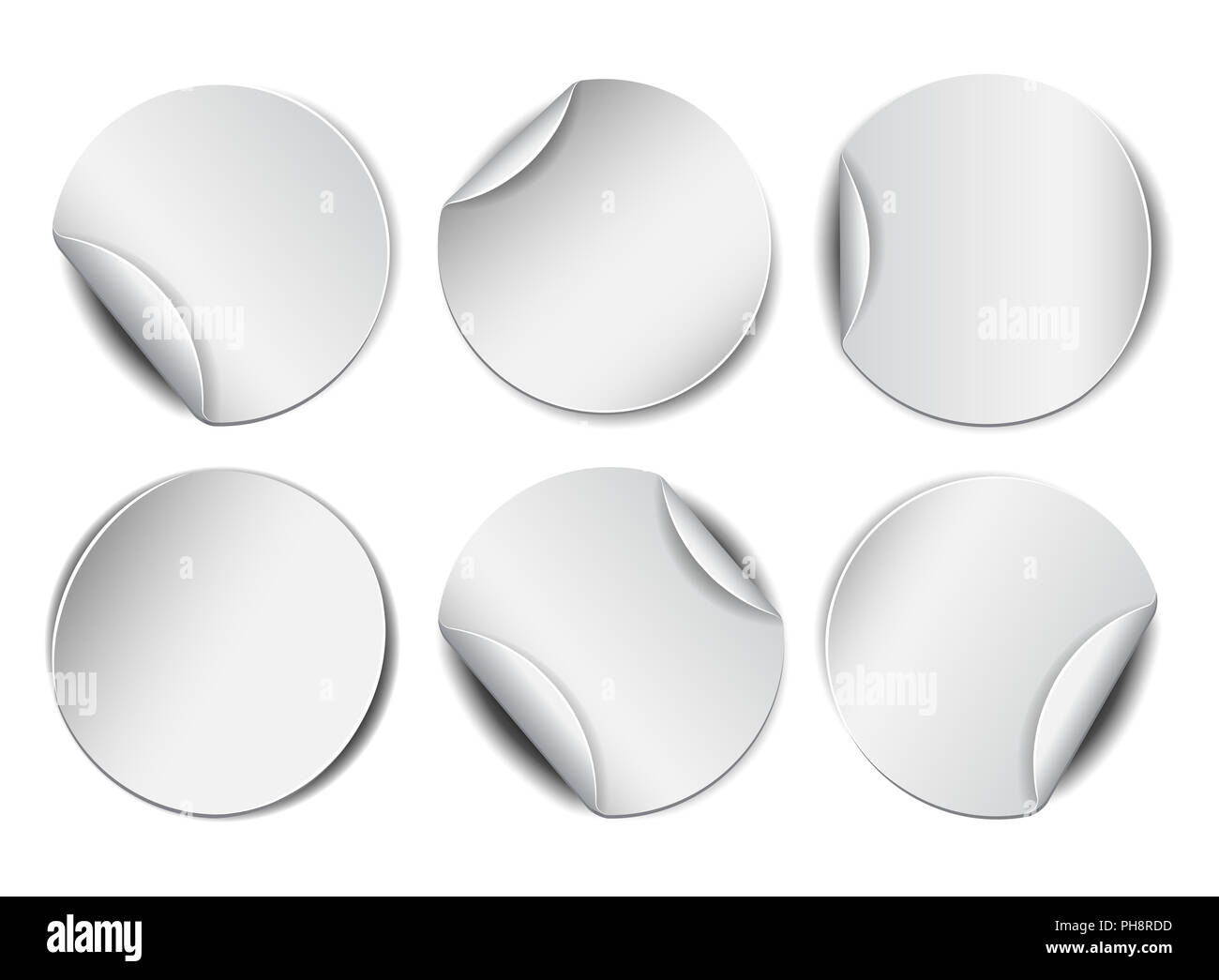 Circle stickers Cut Out Stock Images & Pictures - Alamy