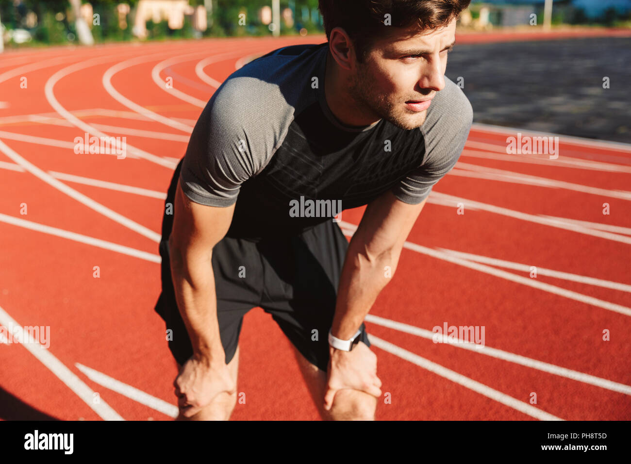 Exhausted running track hi-res stock photography and images - Alamy