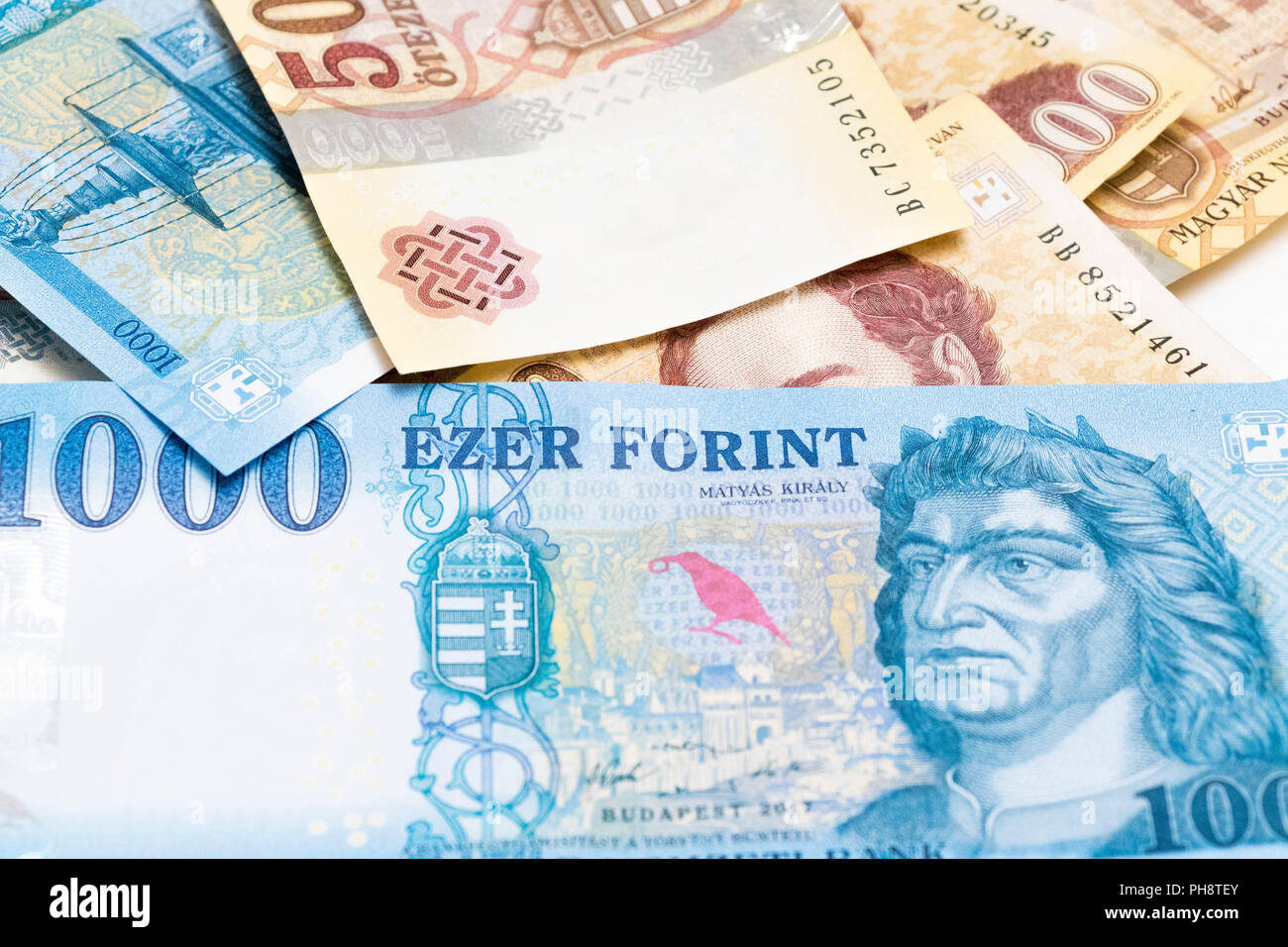 Hungarian bank note 1000 hi-res stock photography and images - Alamy