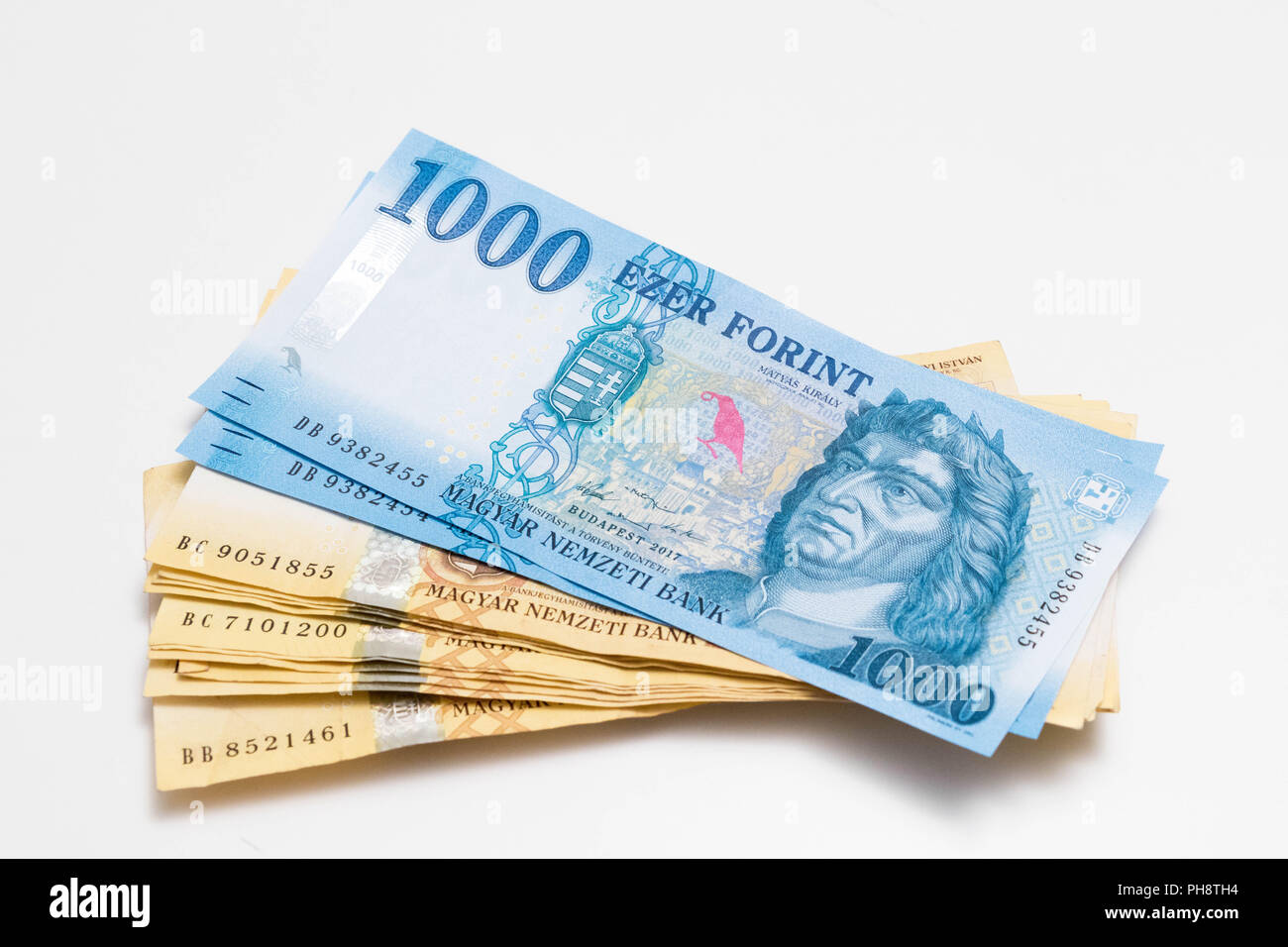Hungarian bank note 1000 hi-res stock photography and images - Alamy