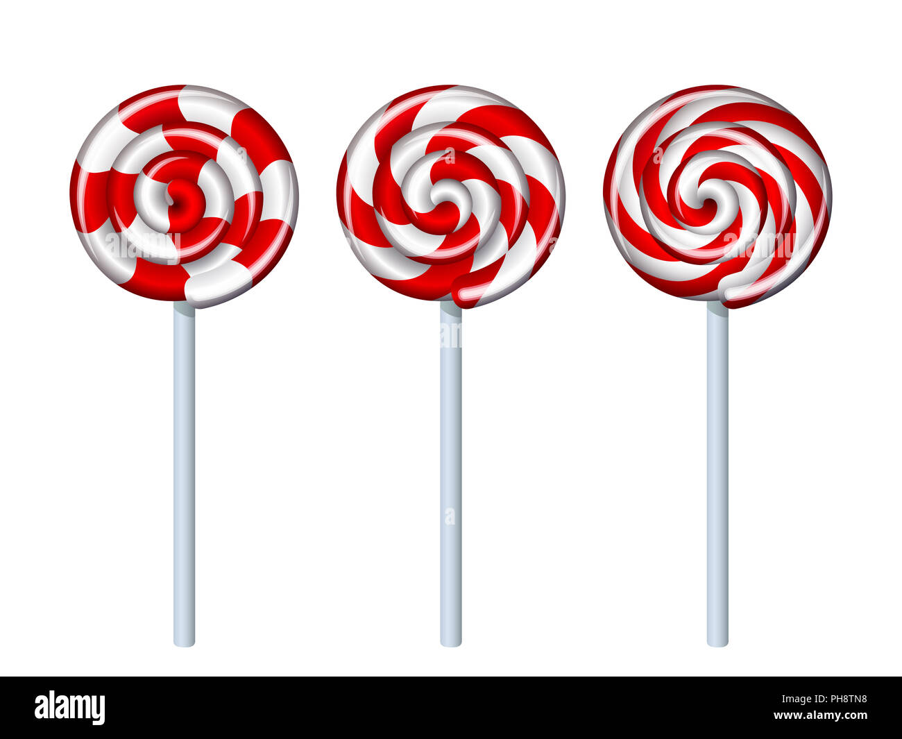 Delicious colorful lollipop collection Stock Photo - Alamy