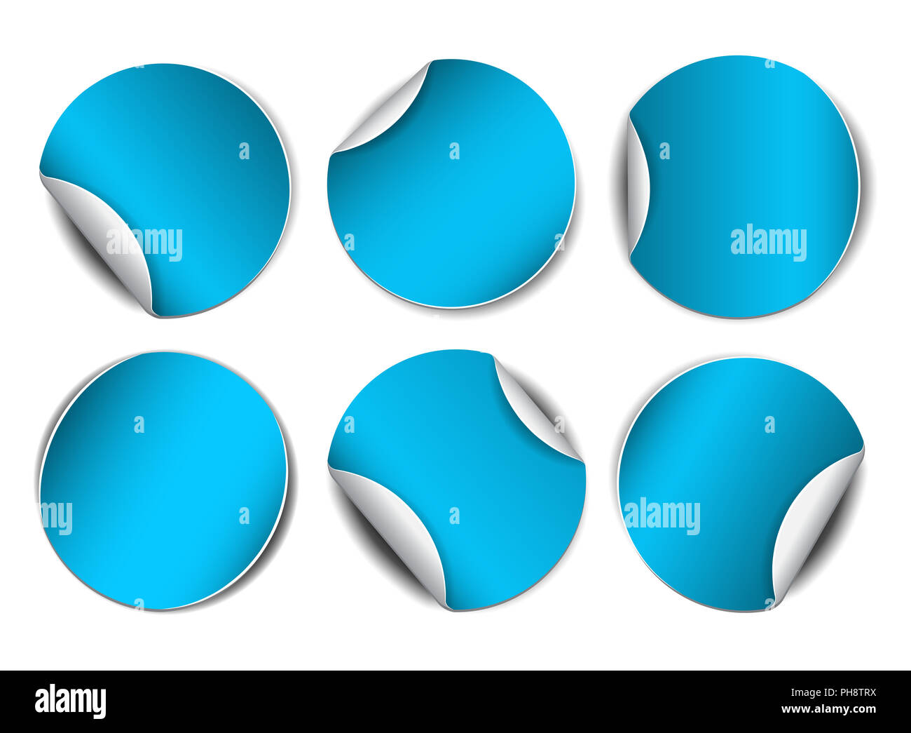 Discount round blue sticker Cut Out Stock Images & Pictures - Alamy