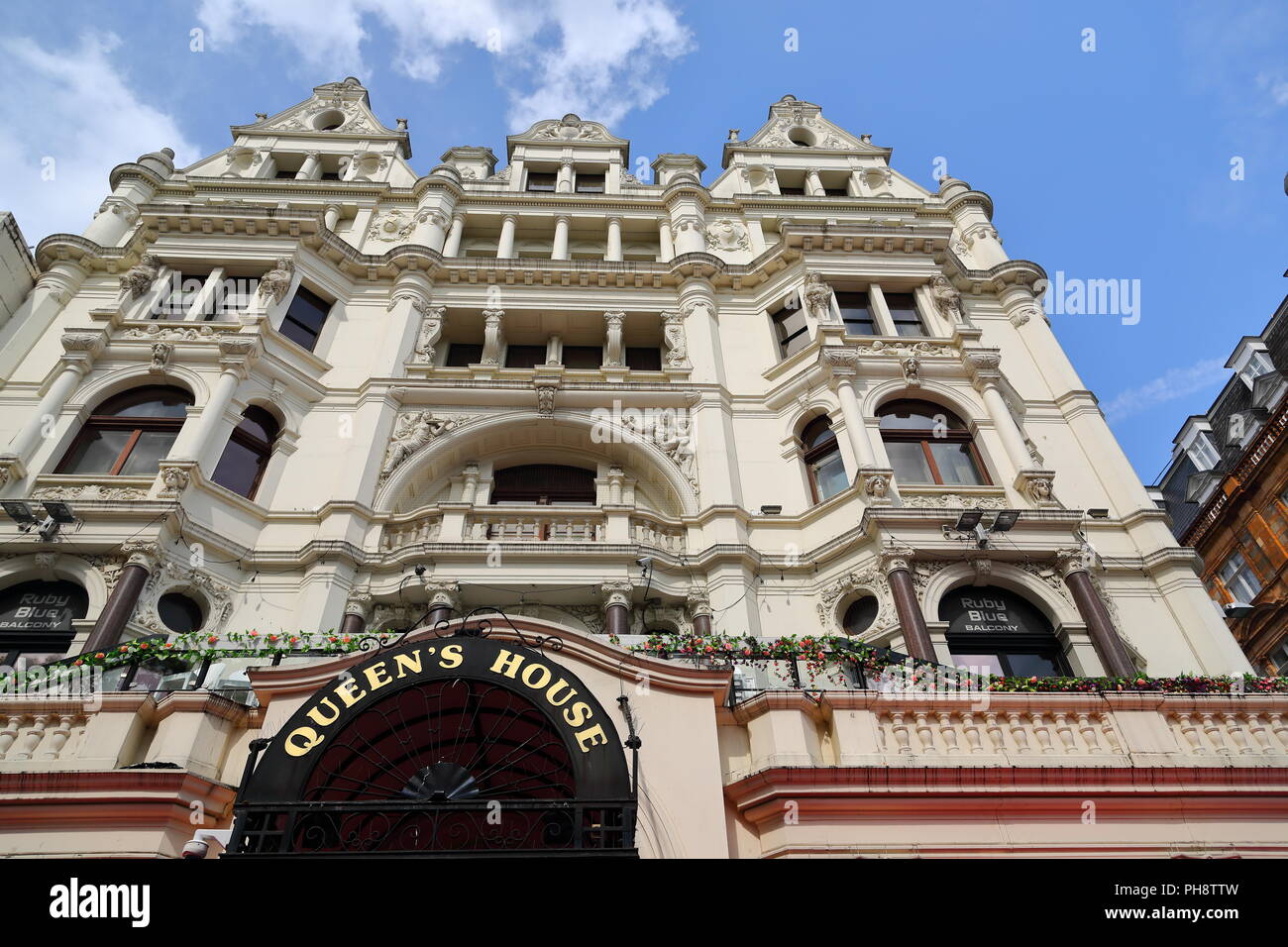 Queens house leicester square london hi-res stock photography and ...