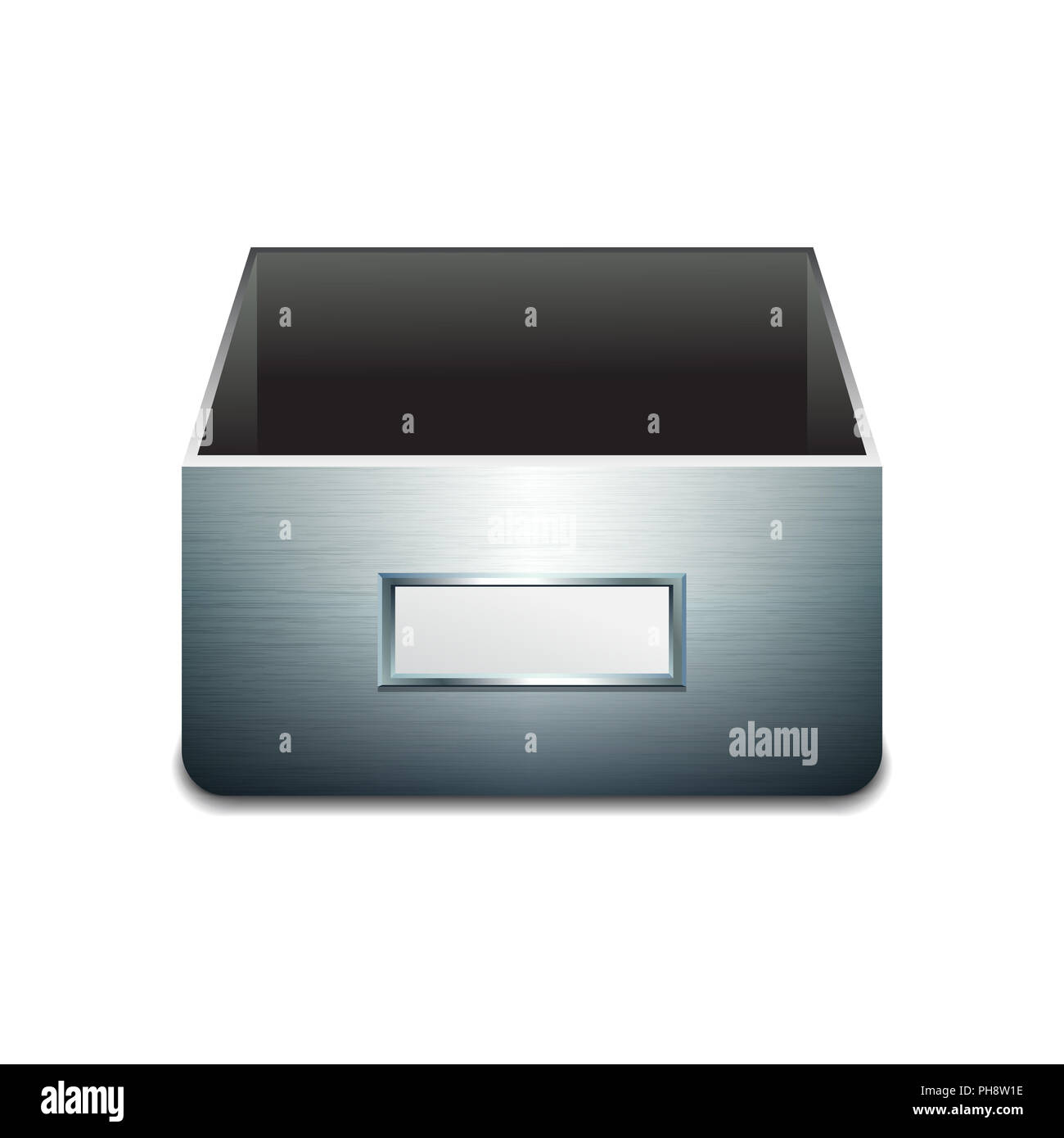 Vector File Cabinet for Documents Stock Photo - Alamy