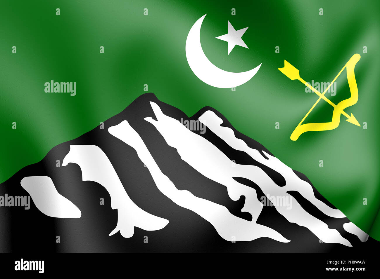 Flag of gilgit baltistan hi-res stock photography and images - Alamy