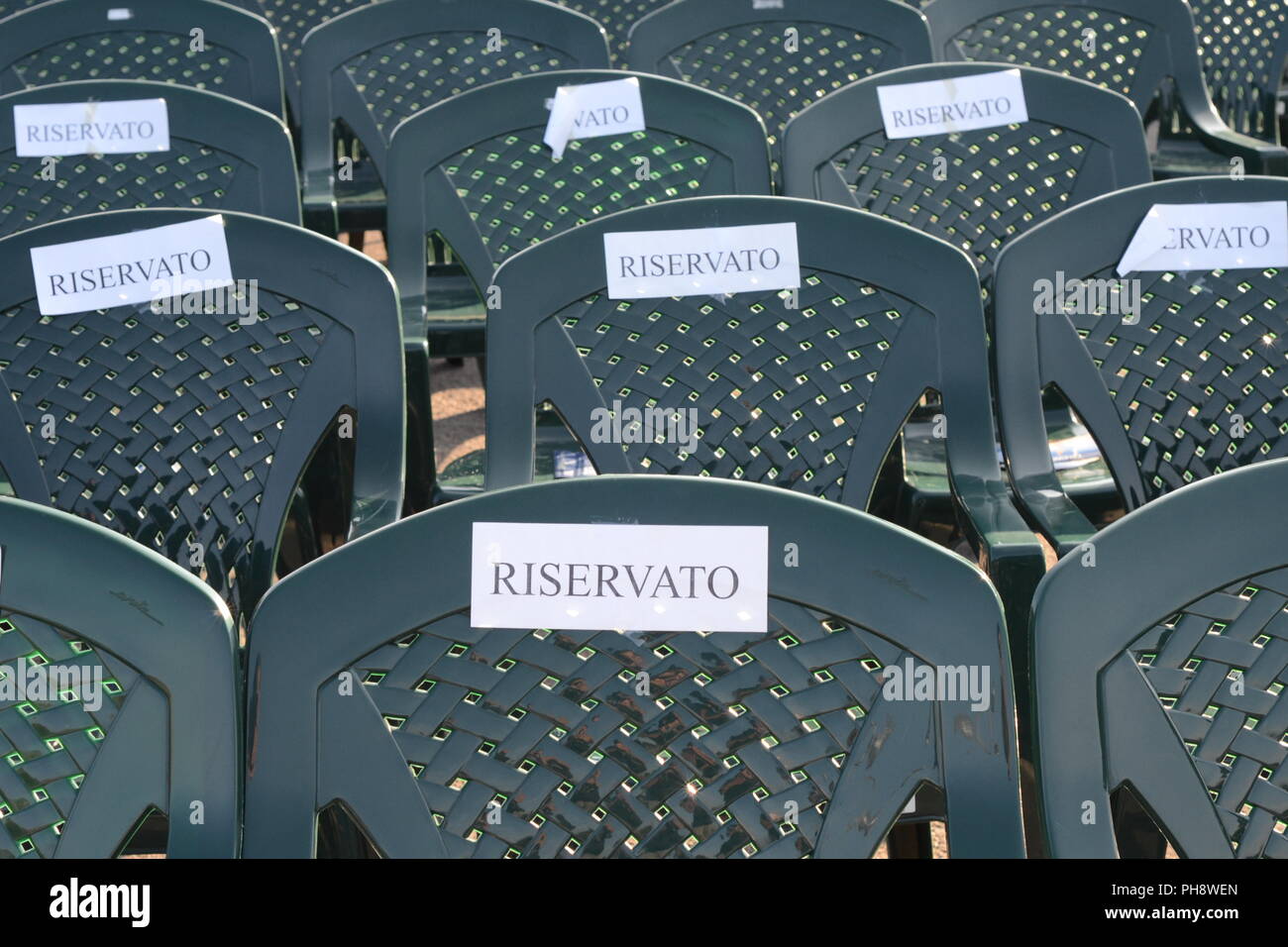 Reserved seat hi-res stock photography and images - Alamy
