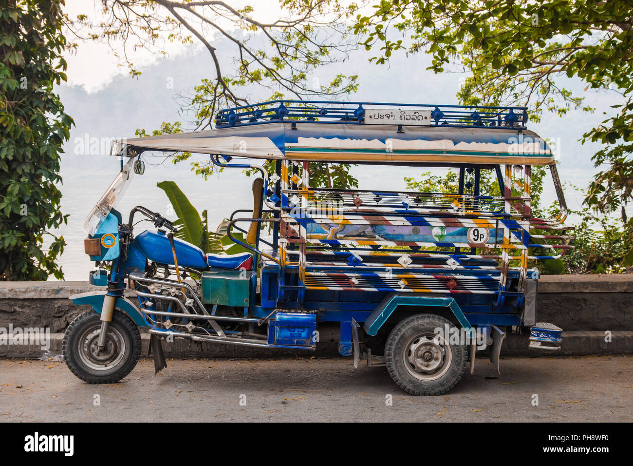 Jumbo (tuk-tuk) in Luang Prabang, Laos Stock Photo - Alamy