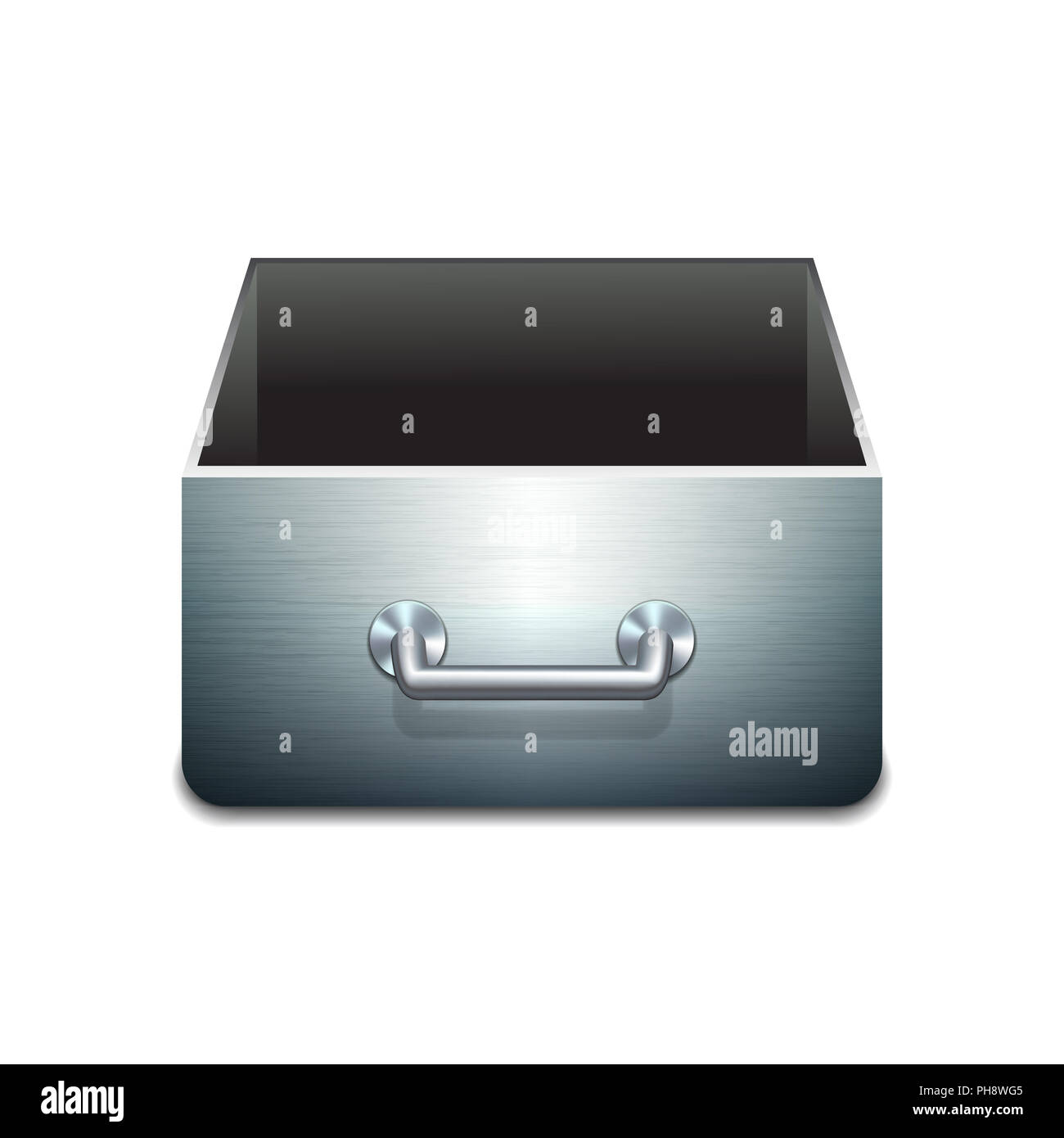 Archive file cabinet flat Cut Out Stock Images & Pictures - Alamy