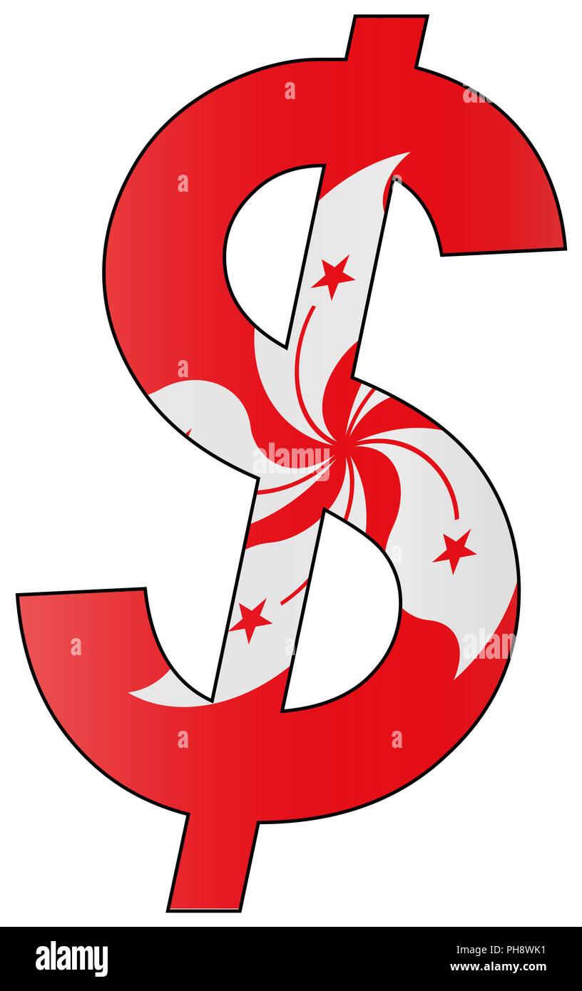 Hong kong dollar cash sign Cut Out Stock Images & Pictures - Alamy