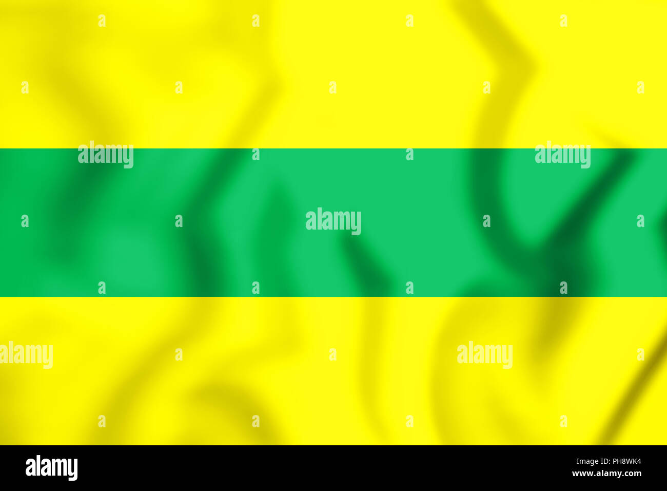 3D Flag of Isabela, Puerto Rico. 3D Illustration Stock Photo - Alamy