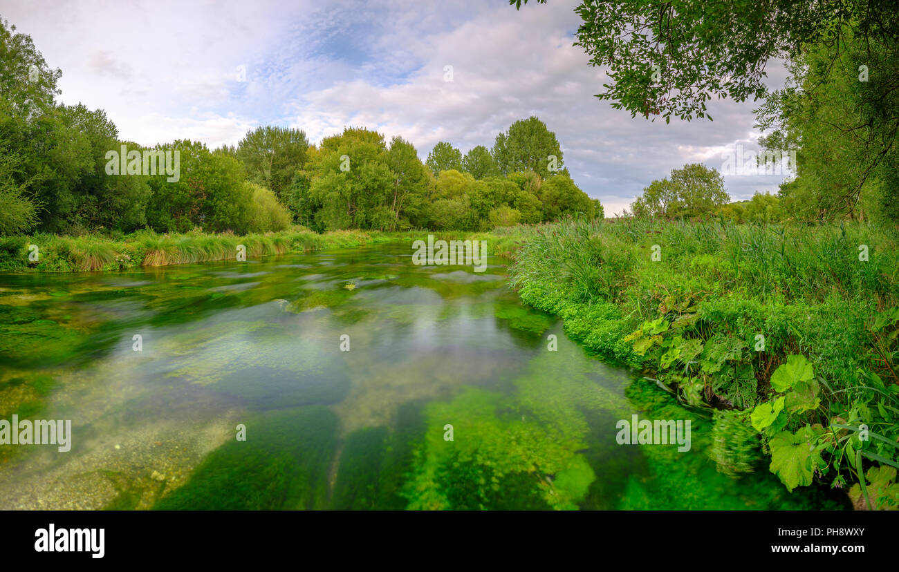 Trout fishing on the itchen hi-res stock photography and images - Alamy