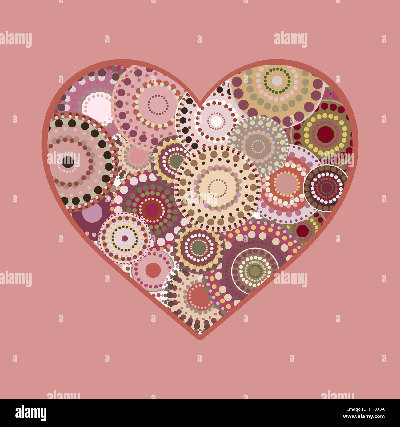 Bright romantic love heart hi-res stock photography and images - Alamy