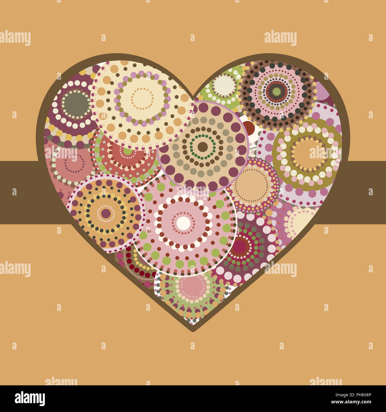 Colorful heart painting hi-res stock photography and images - Alamy