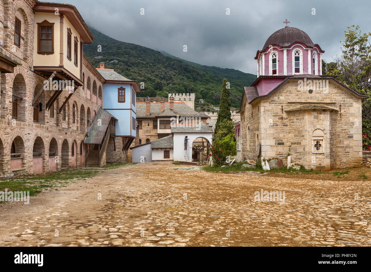 Mount athos monastery hi-res stock photography and images - Alamy