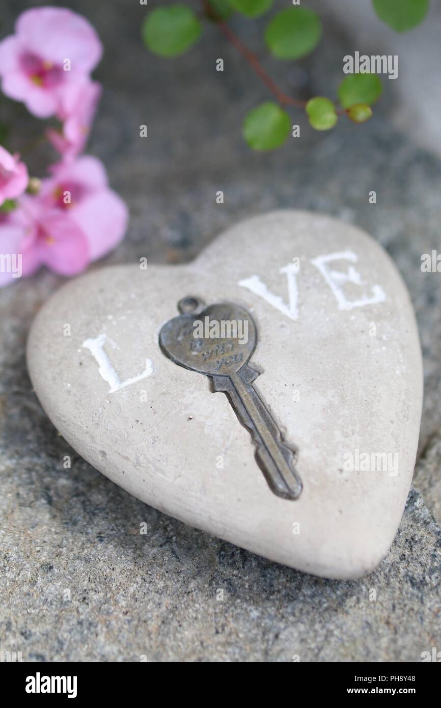Key to Love Stock Photo - Alamy
