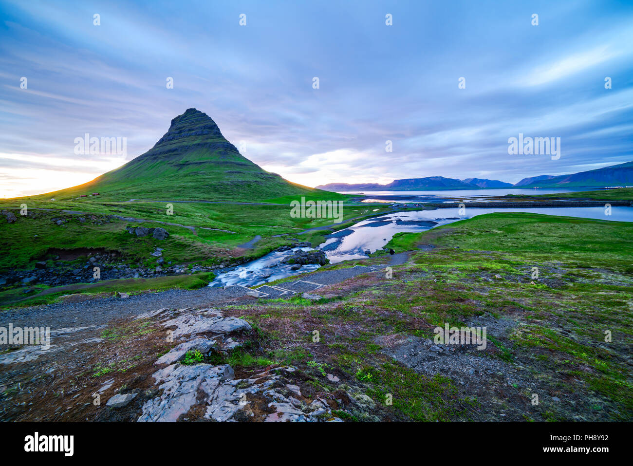 View of kirkjufell mountain hi-res stock photography and images - Alamy