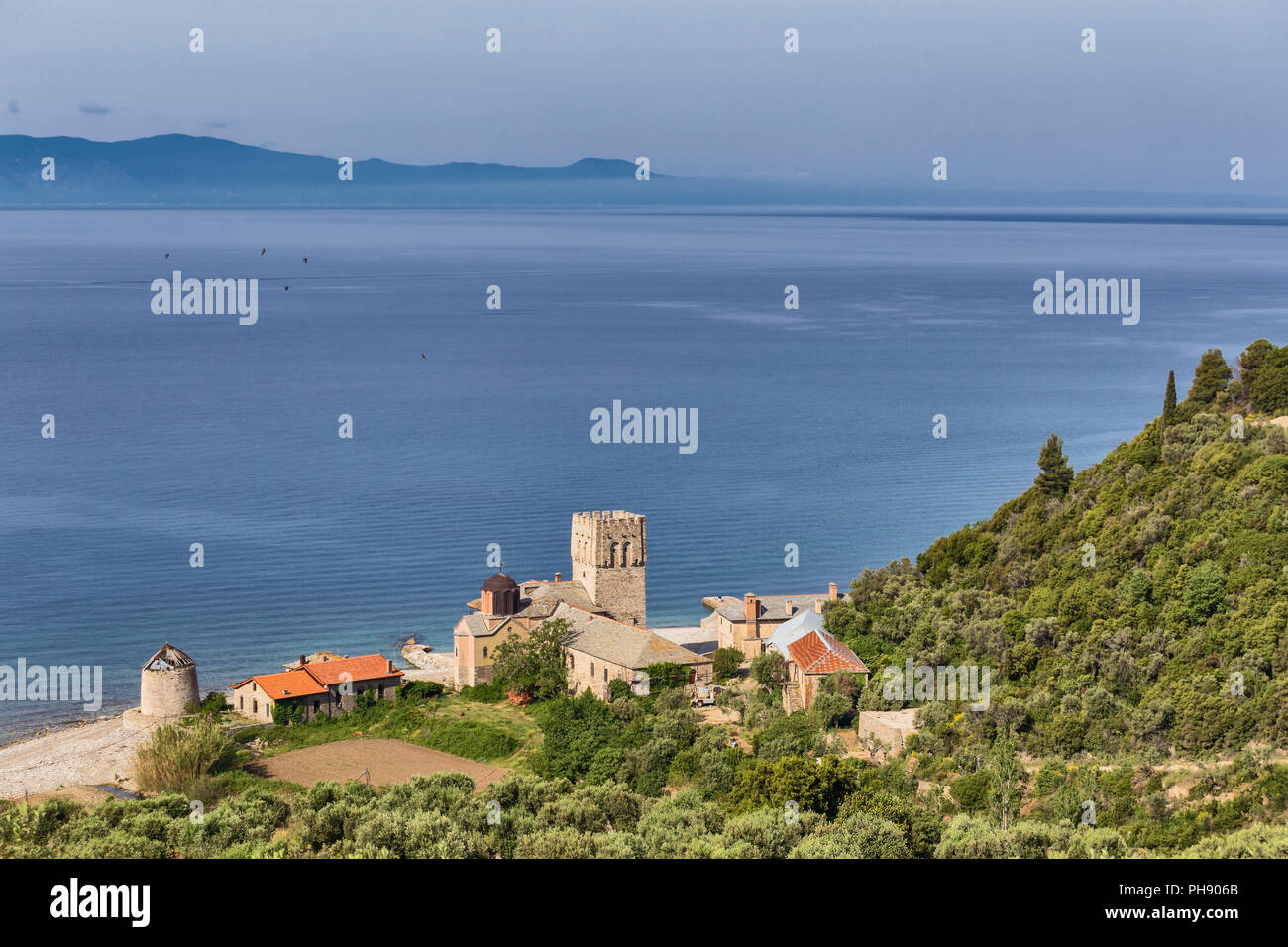 Zograf Monastery, Saint George the Zograf Monastery, Zografou, Mount ...