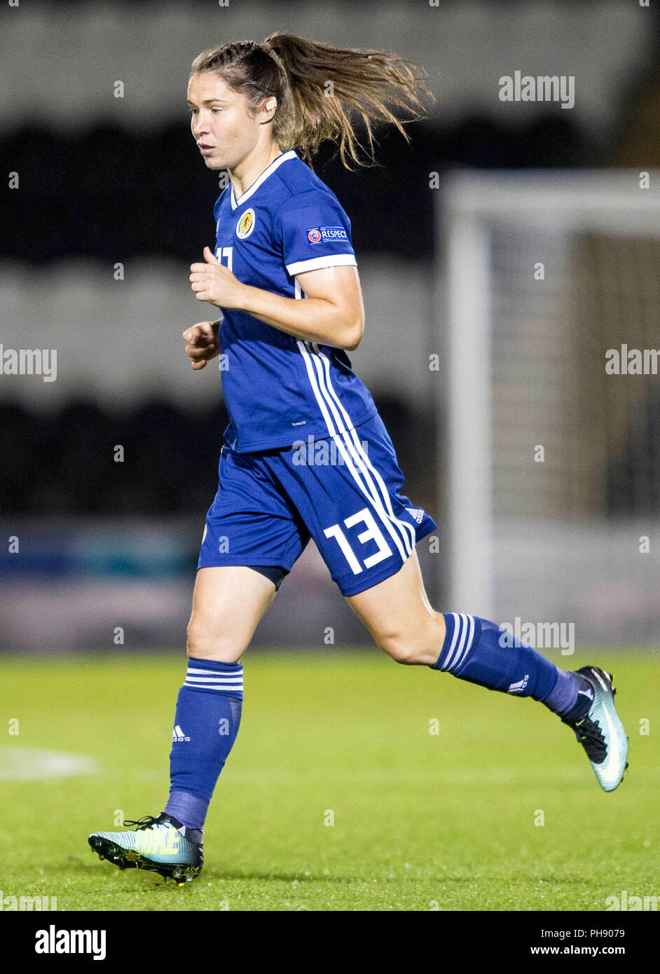 Scotland's Jane Ross during the Women's World Cup Qualifying match at ...