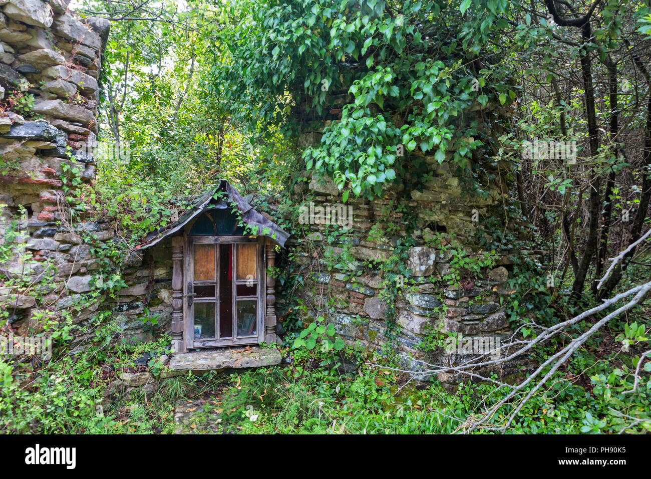Esphigmenou monastery, Mount Athos, Athos peninsula, Greece Stock Photo ...