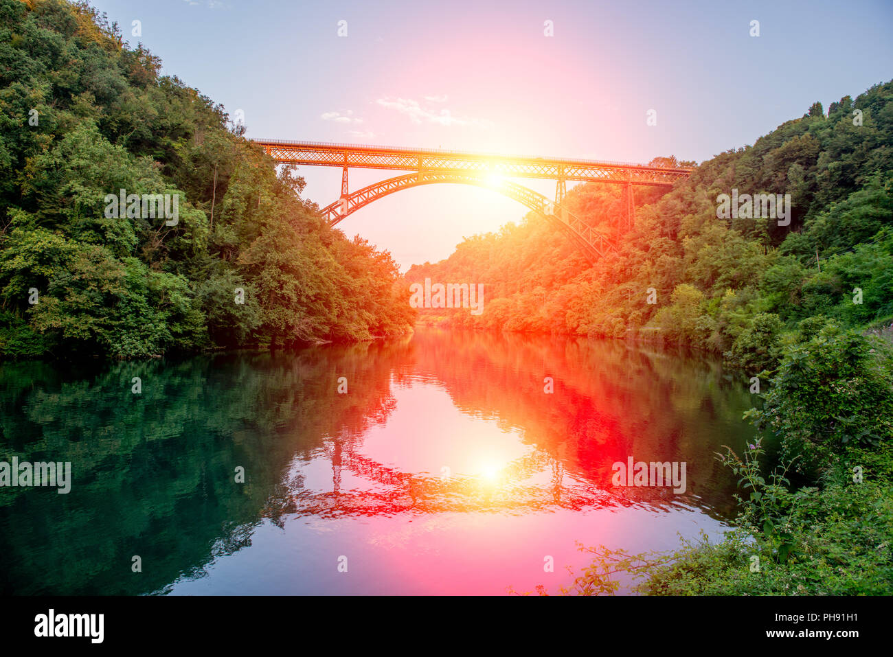 Adda river water sunset hi-res stock photography and images - Alamy