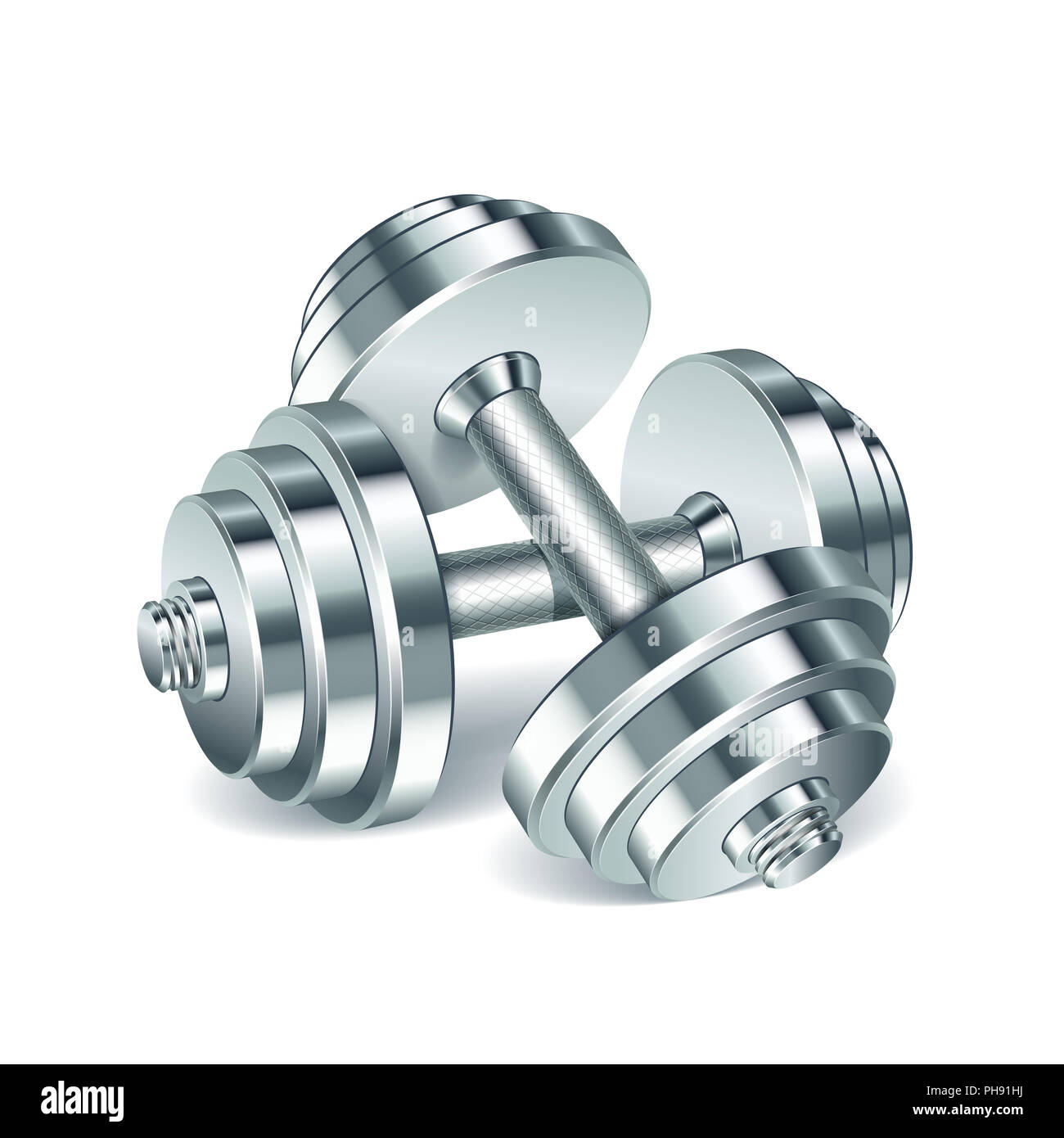 Dumbbells icon hi-res stock photography and images - Alamy