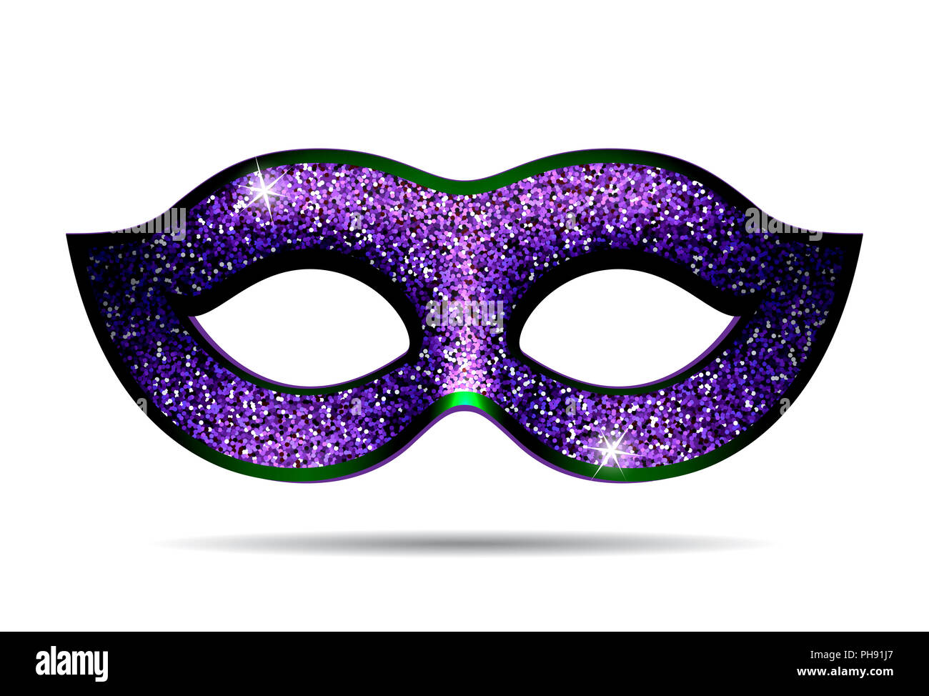 Shining mask Cut Out Stock Images & Pictures - Alamy