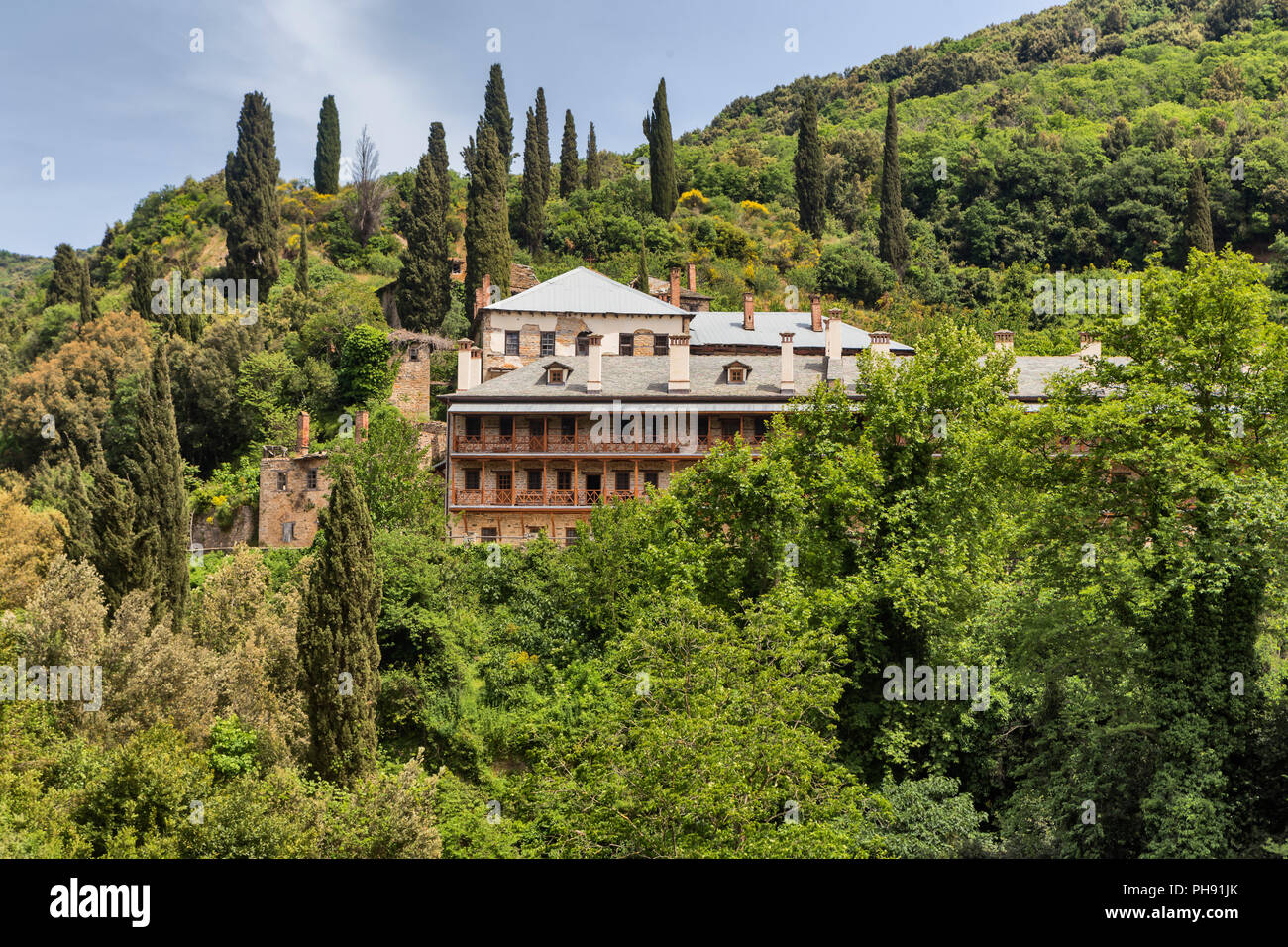 Zograf Monastery, Saint George the Zograf Monastery, Zografou, Mount ...