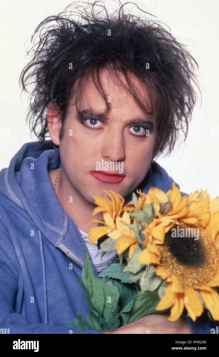 Robert Smith, Sänger von "The Cure", britische Pop, Rock, Wave und ...