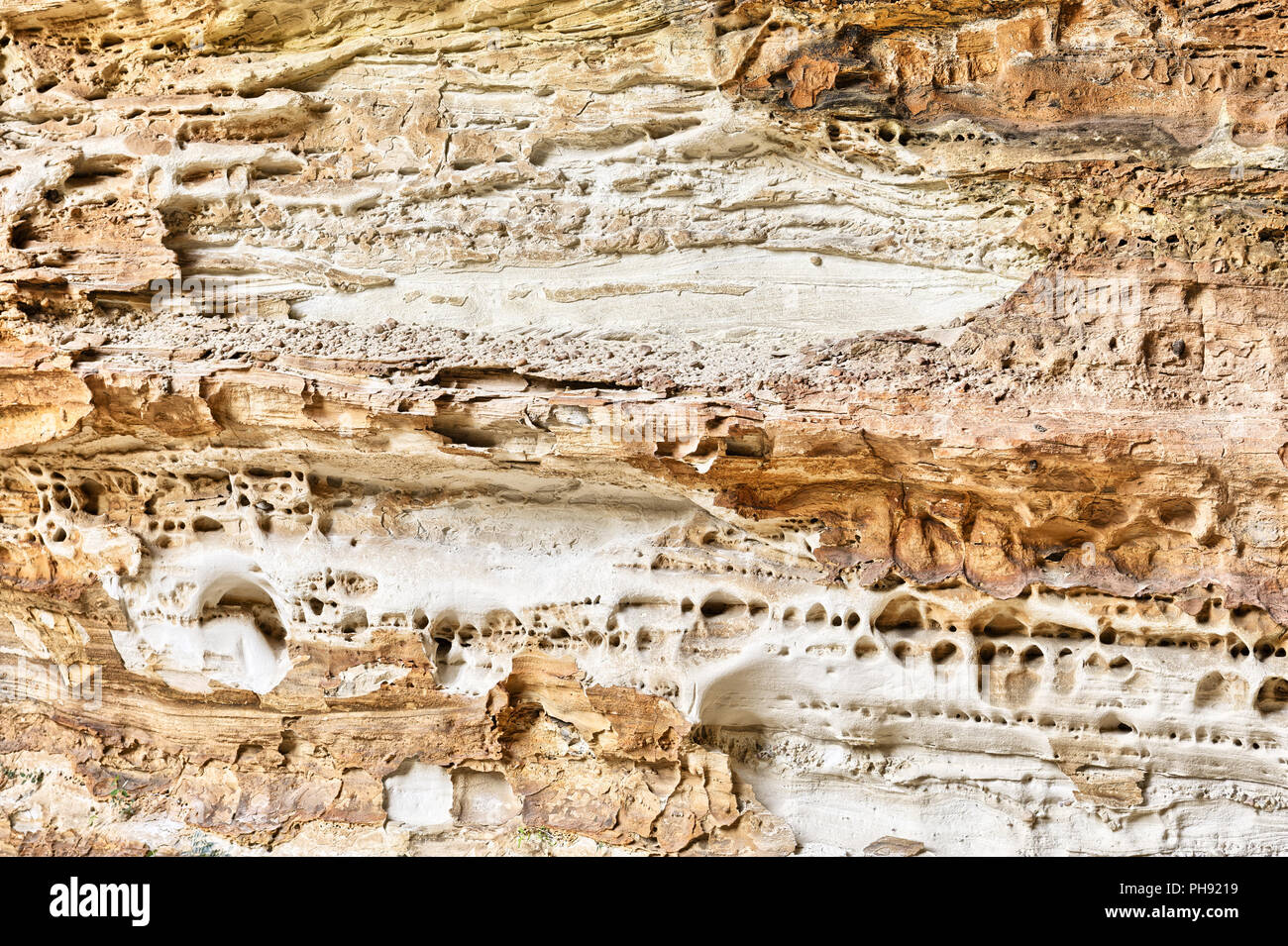 Eroded sandstone in Cathedral Gorge Stock Photo - Alamy