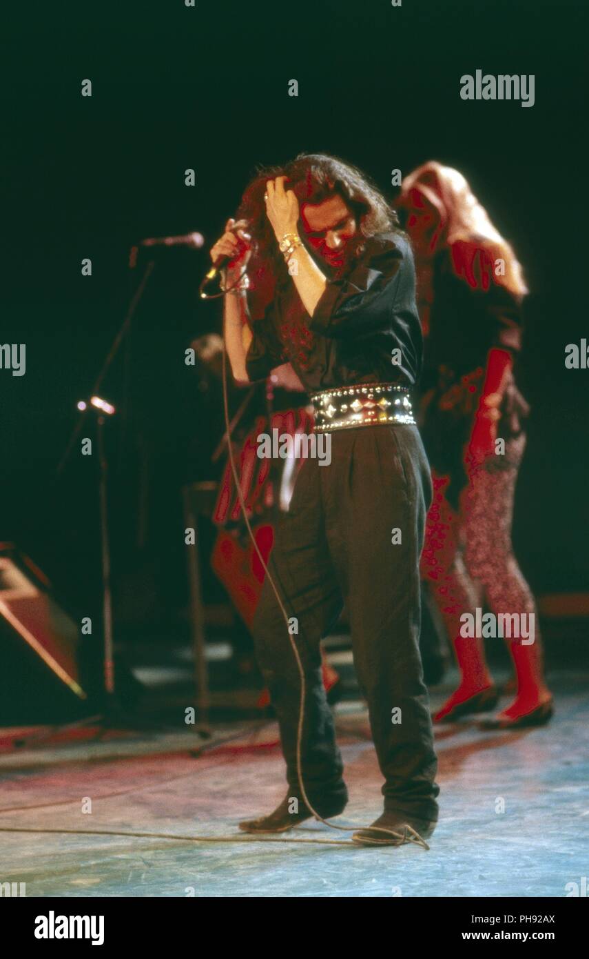 Thomas Anders, Sänger der Band "Modern Talking", kurz vor deren ...