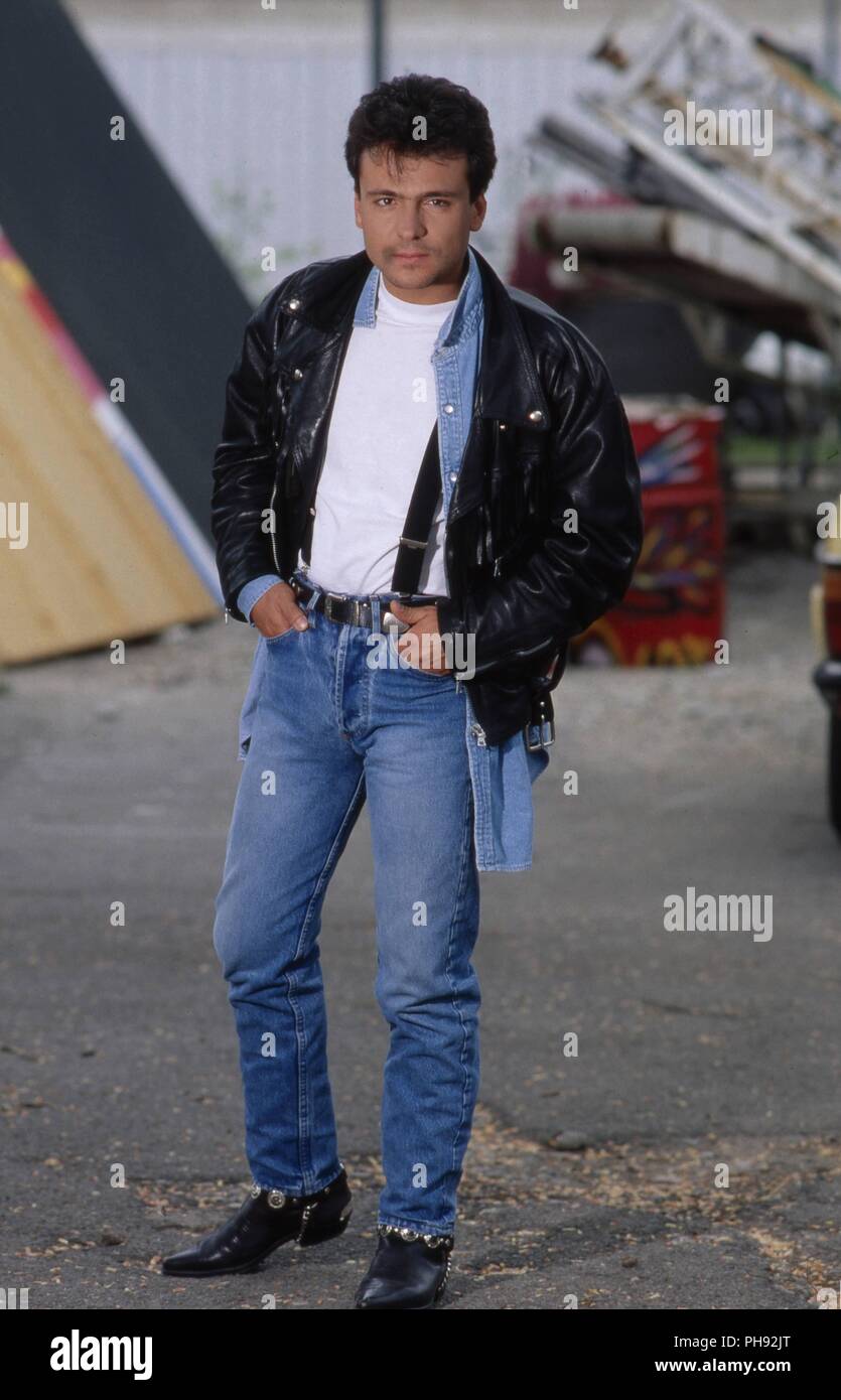 Sänger Nino de Angelo bei einem Promoshooting in München, Deutschland ...